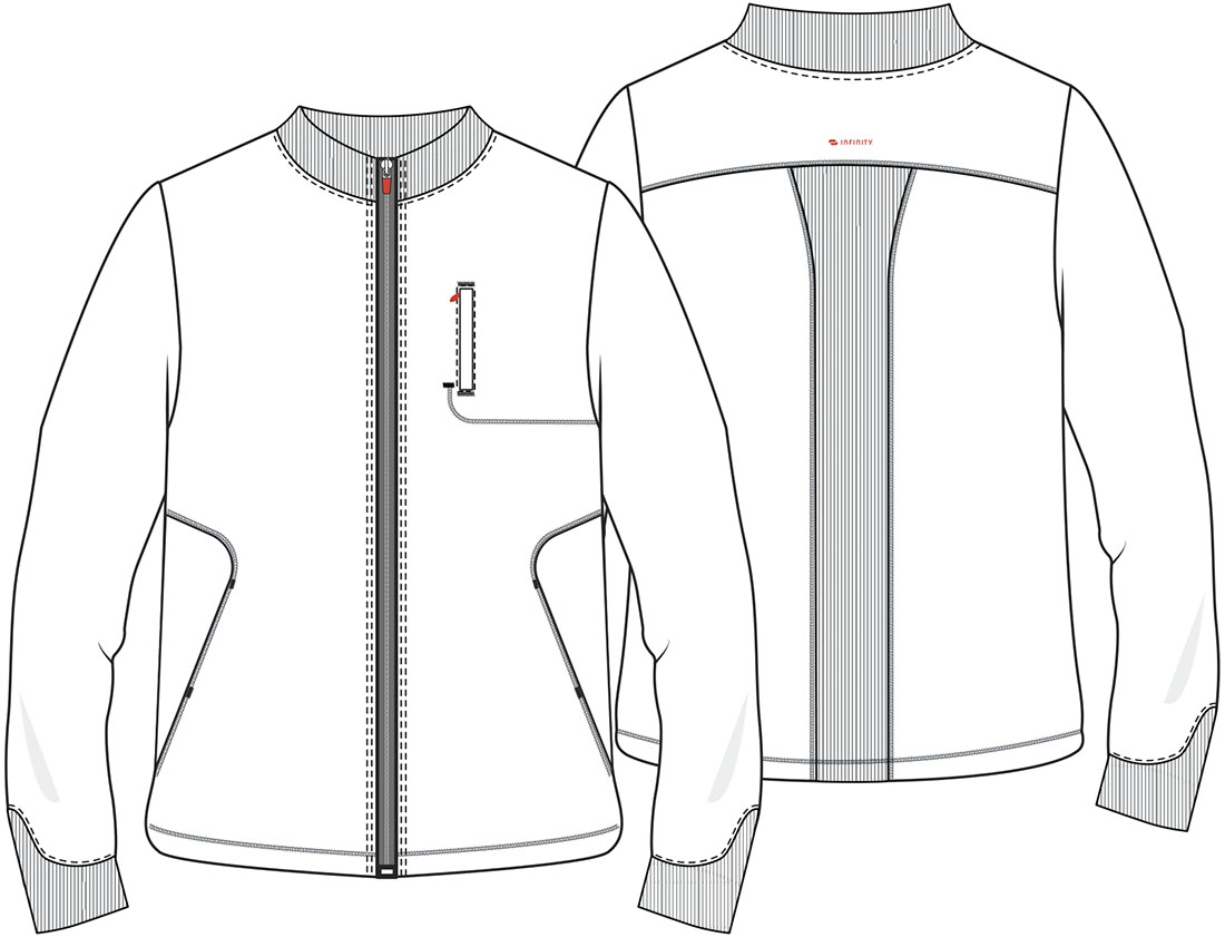 Infinity GNR8 Men’s Scrub Jacket – #IN350APD | Central Uniforms