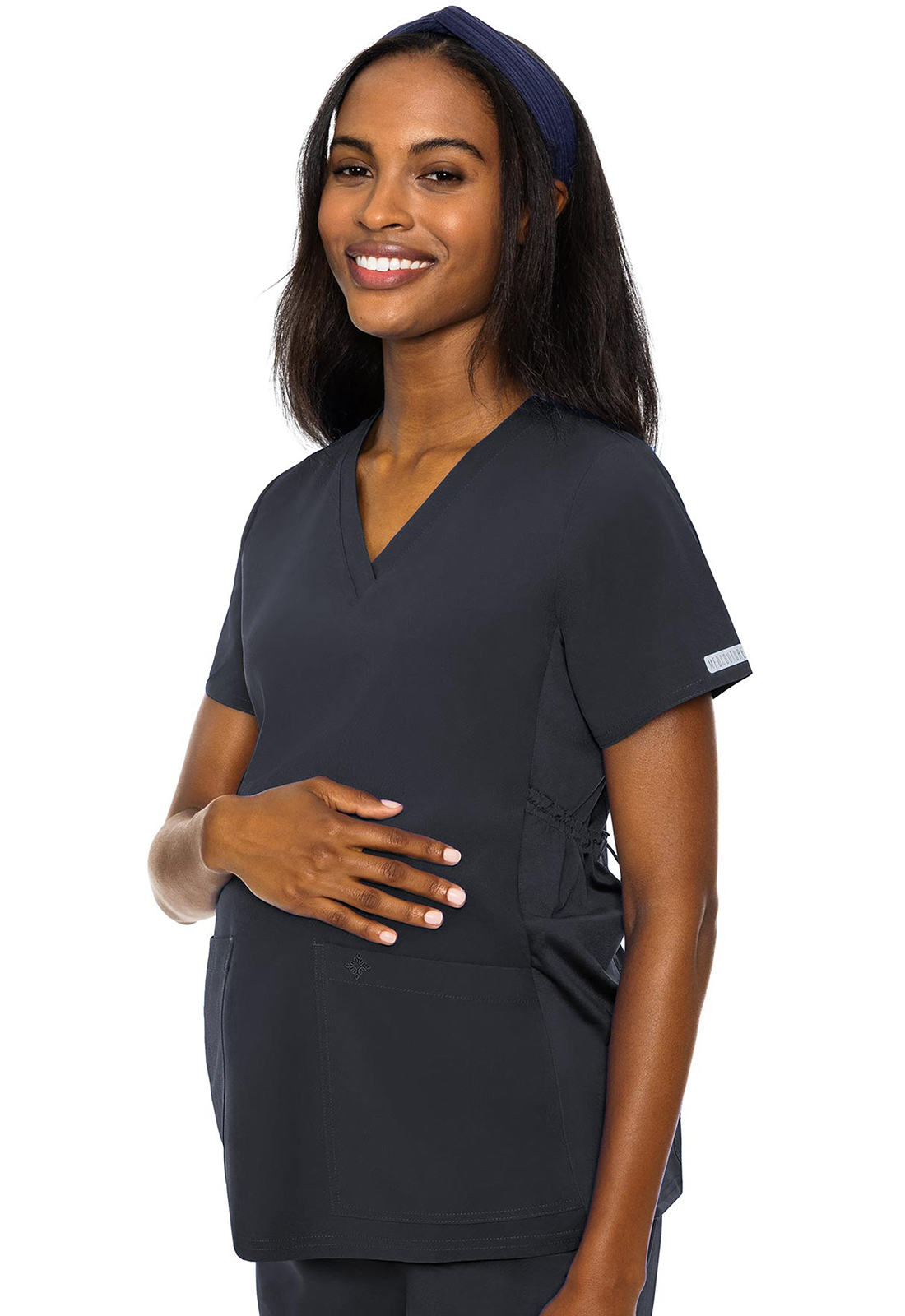 Med Couture Maternity Scrub Top- #MC628JMMR | Central Uniforms